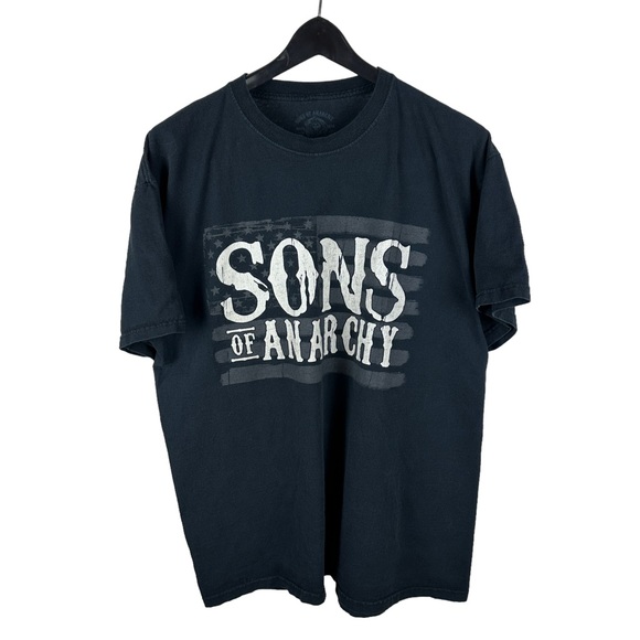 Sons Of Anarchy | Shirts | Mens Y2k Sons Of Anarchy Skull Reaper Grunge Graphic Shirt Size Xl ...
